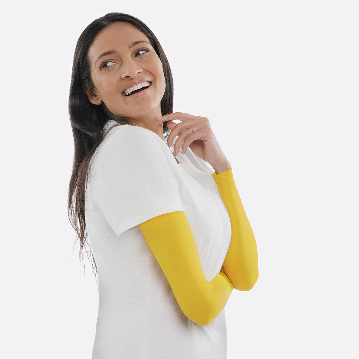 Primrose Yellow Arm Sleeves – Men - Sun Protection UPF 50+ Arm Sleeves ...