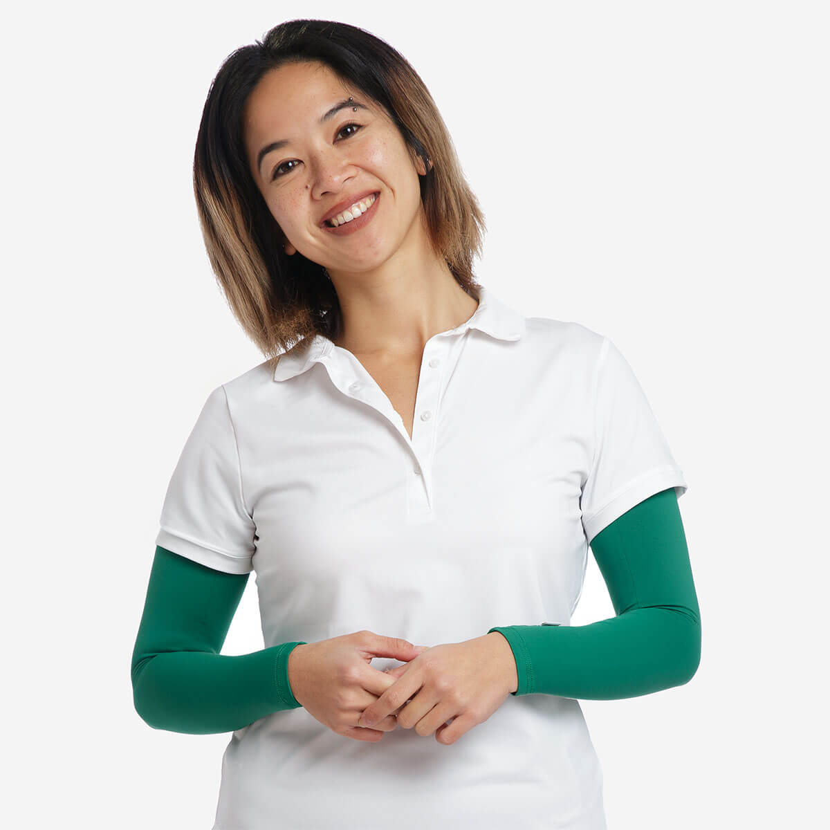 Green Arm Sleeves – Women - Sun Protection UPF 50+ Arm Sleeves | Crazy ...
