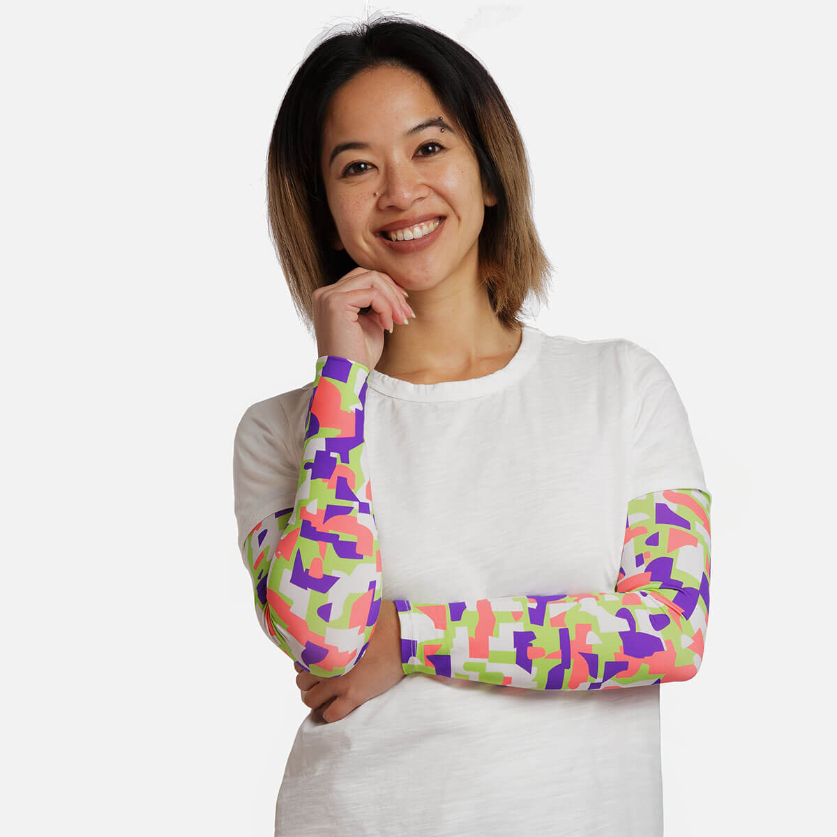 Geo Pattern Arm Sleeves - Adult – crazyarms